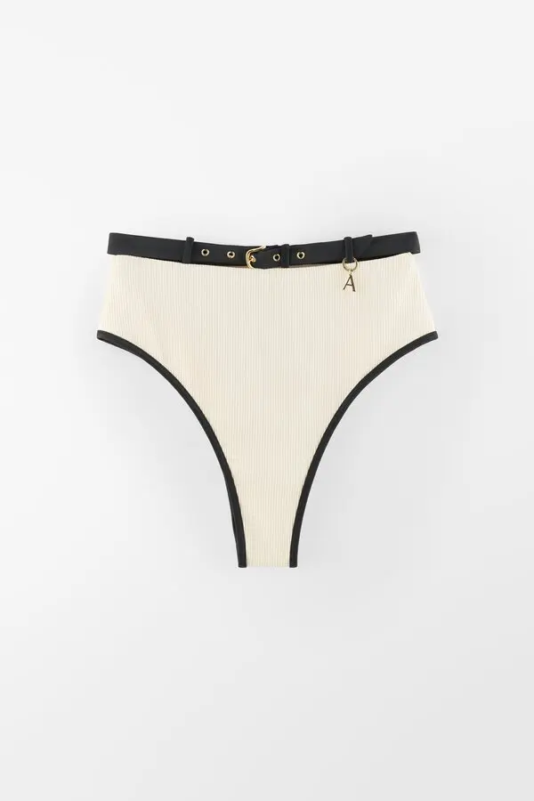 Arakii Retro High Waist Bottom - Off White