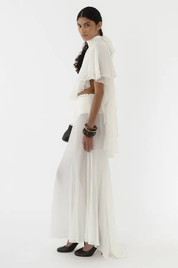 Arakii Sheer Maxi Skirt