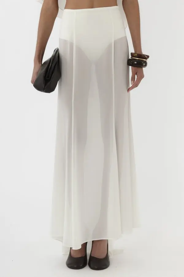 Arakii Sheer Maxi Skirt