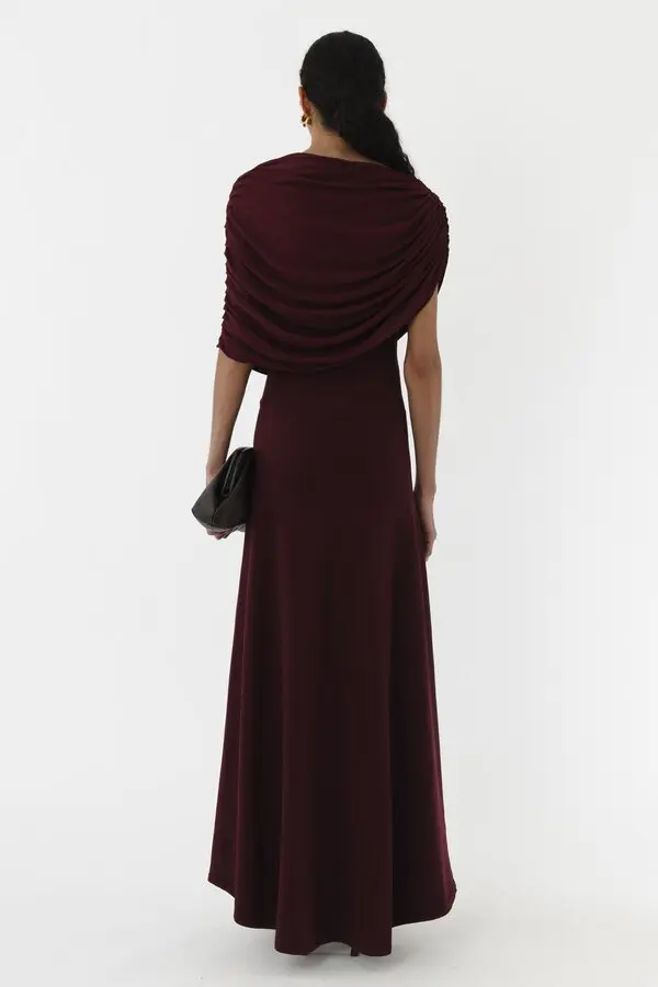 Arakii Knitted Draped Poncho