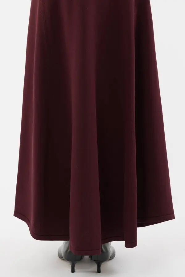 Arakii Mot Scarf Flared Dress