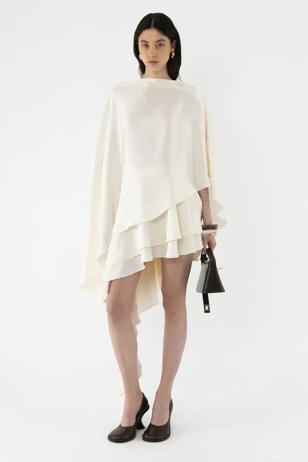 Arakii Poncho Top - Off-white