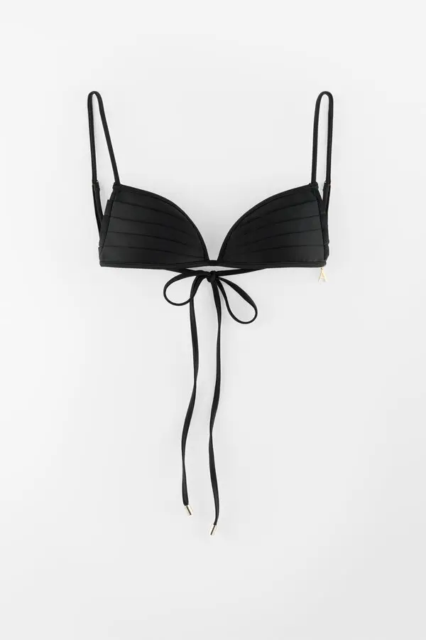 Arakii Butterfly Bikini Top - Black