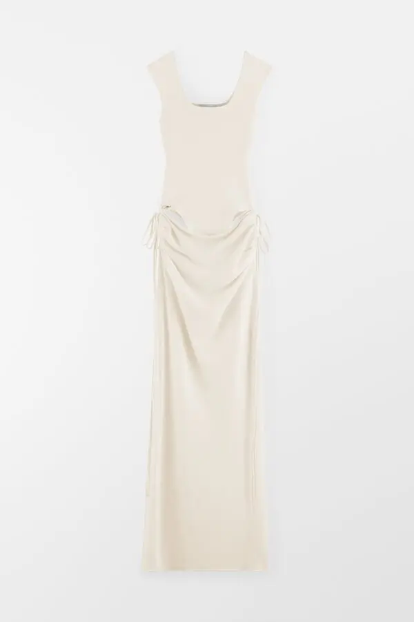 Arakii Draped Cut Out Dress