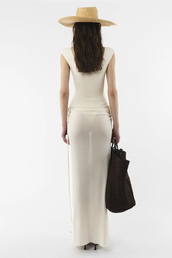 Arakii Draped Cut Out Dress