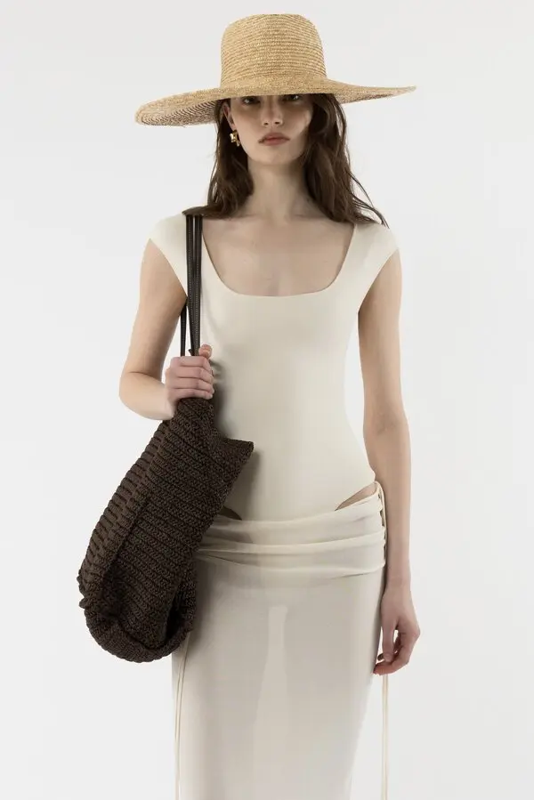 Arakii Draped Cut Out Dress