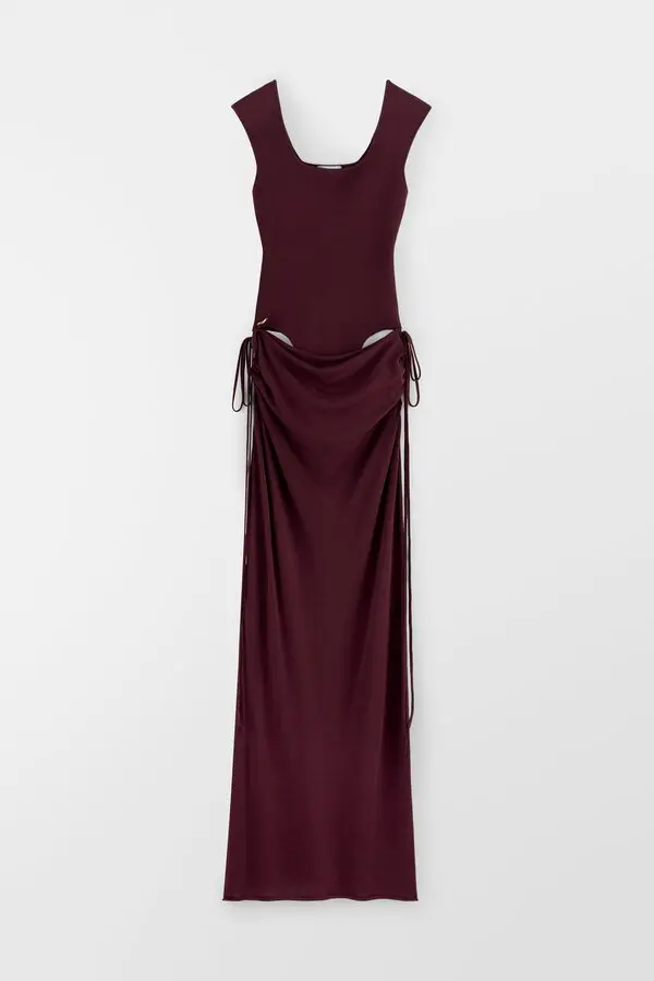 Arakii Draped Cut Out Dress