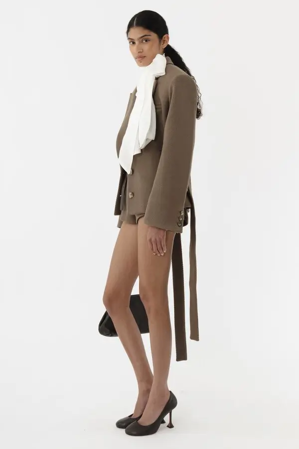 Arakii Boxy Belt Jacket