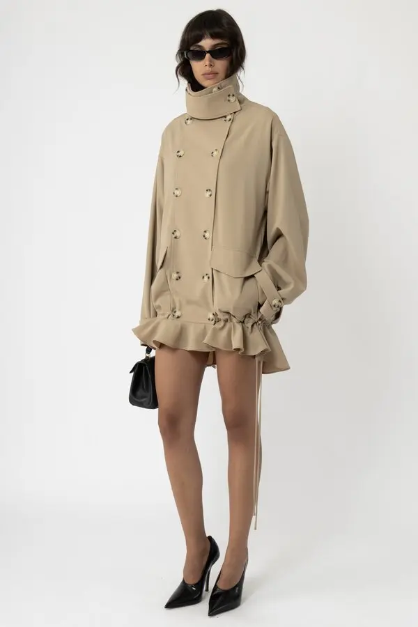 Arakii Sculptural Frill Jacket