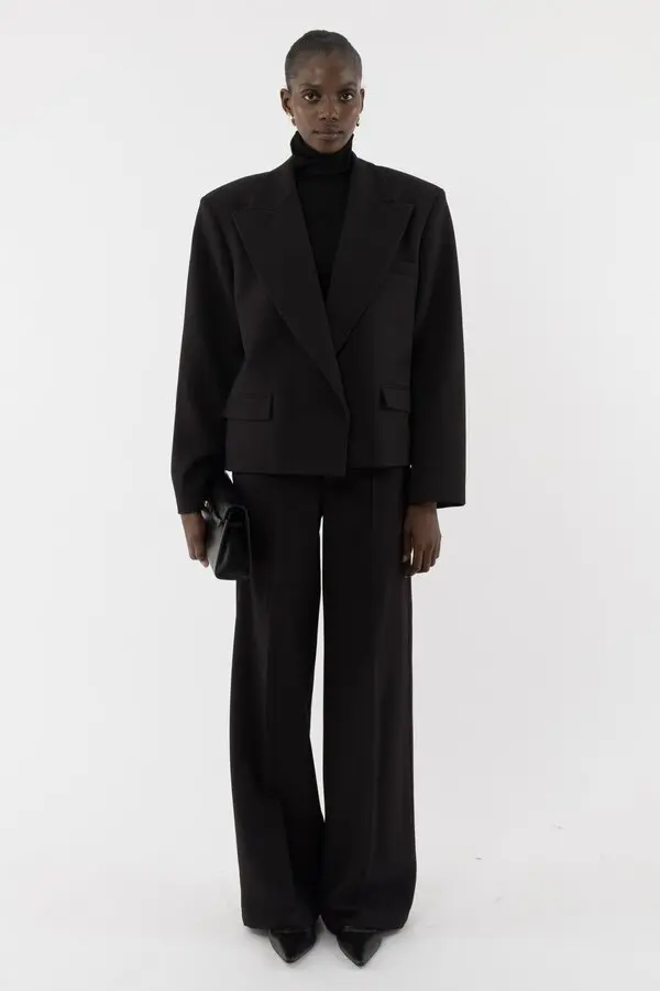 Arakii Point Blazer - Dark Brown