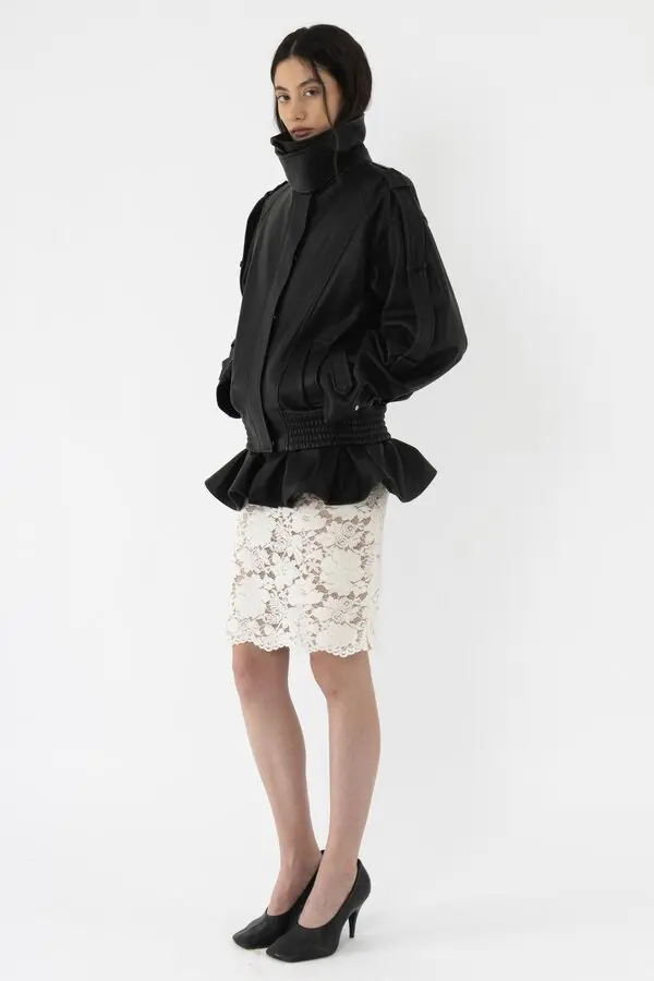 Arakii Leather Biker Jacket