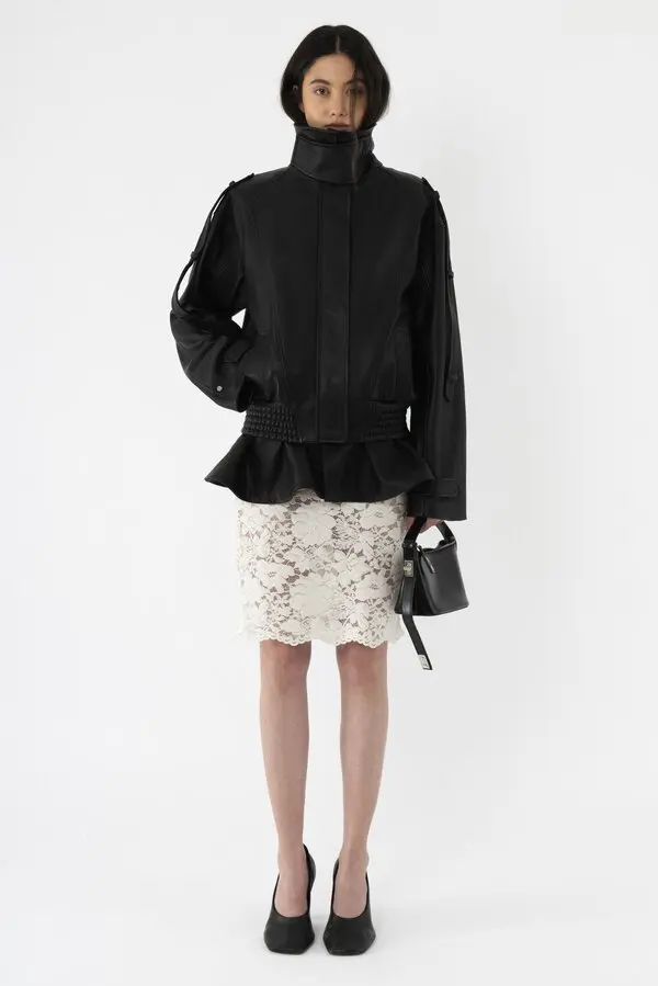 Arakii Leather Biker Jacket