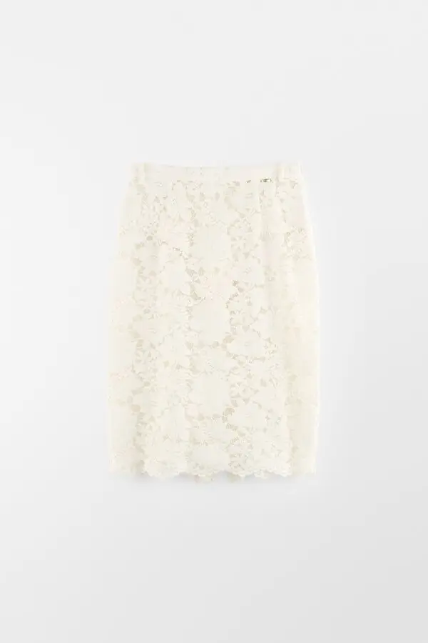 Arakii Lace Pencil Skirt