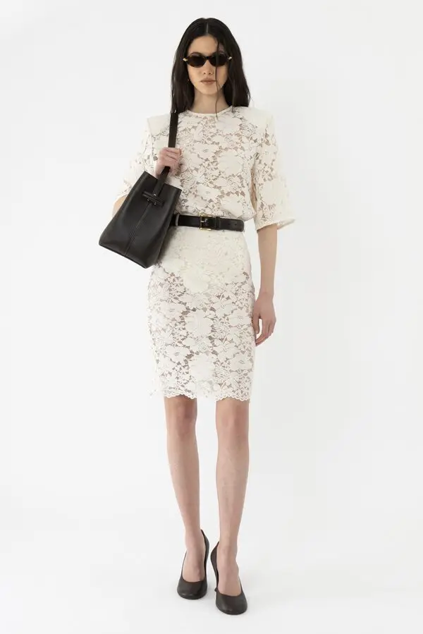 Arakii Lace Pencil Skirt