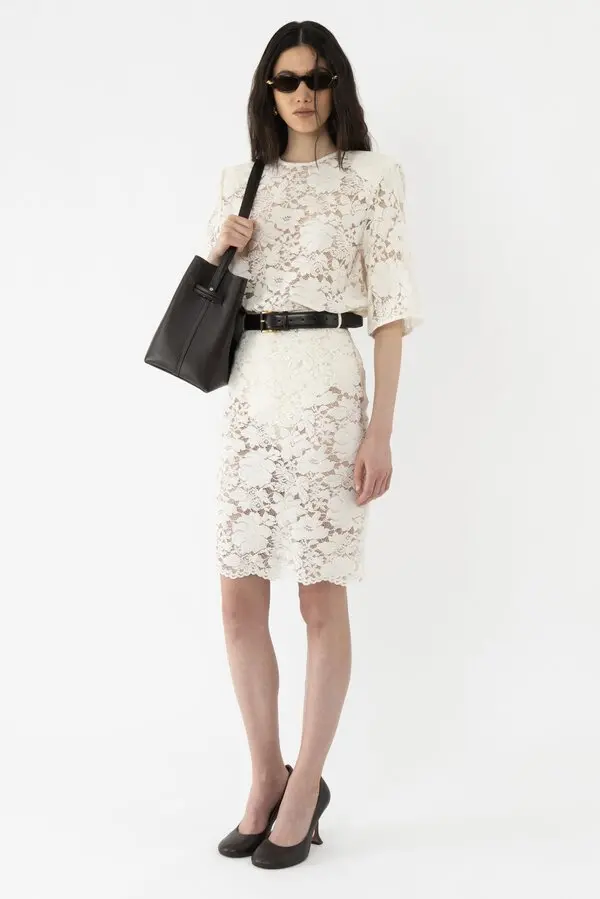 Arakii Lace Pencil Skirt