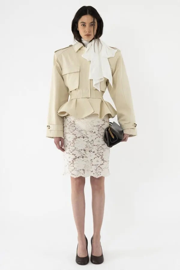 Arakii Lace Pencil Skirt