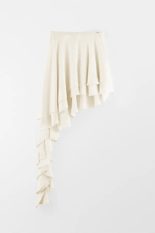 Arakii Asymmetric Viscose Skirt