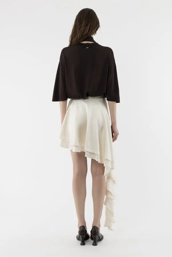 Arakii Asymmetric Viscose Skirt
