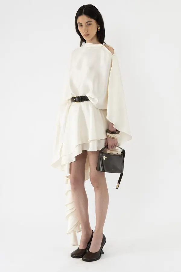 Arakii Asymmetric Viscose Skirt