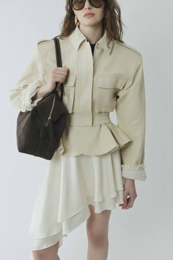 Arakii Cropped Cotton Jacket