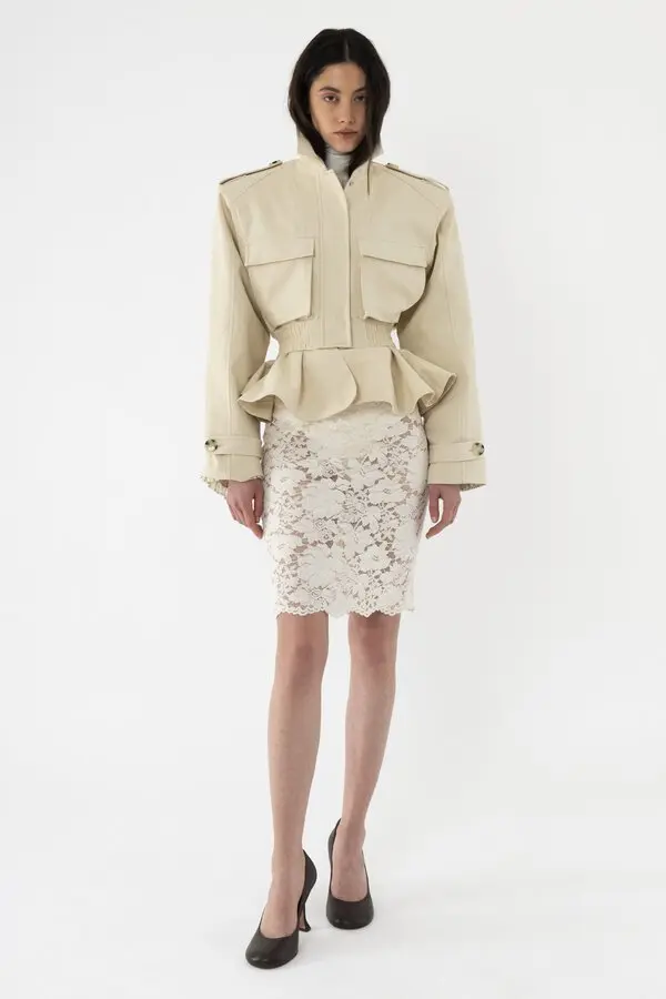 Arakii Cropped Cotton Jacket