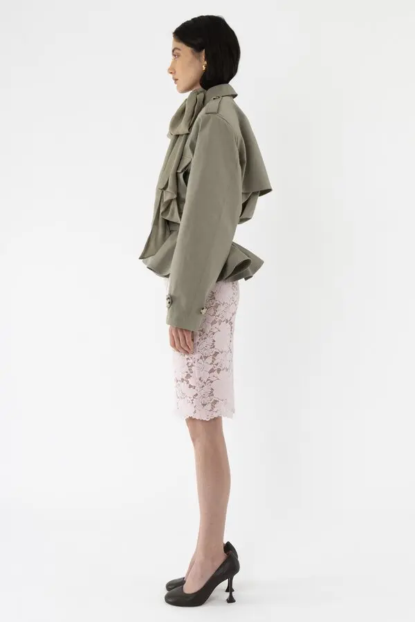 Arakii Cropped Cotton Jacket