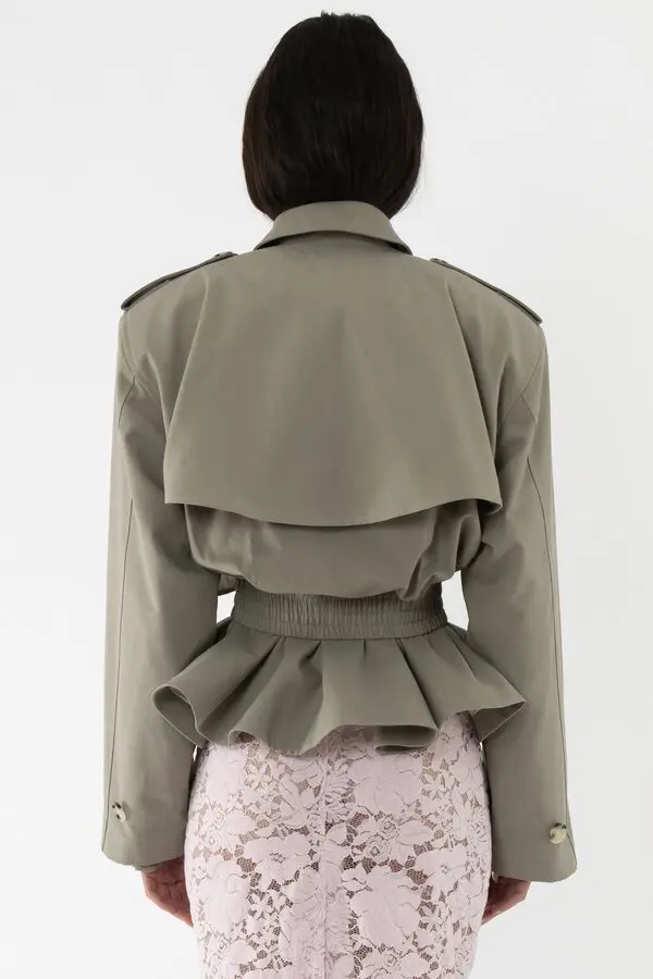 Arakii Cropped Cotton Jacket