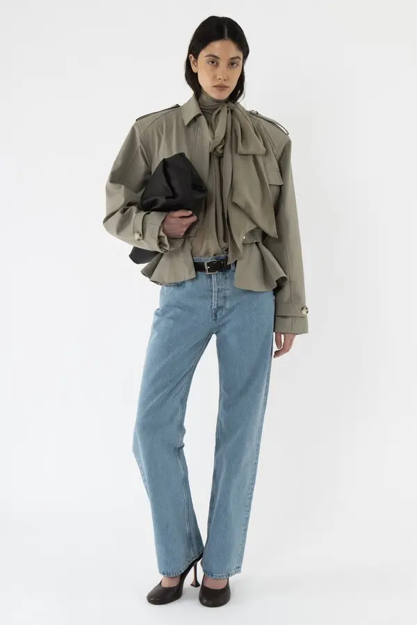 Arakii Cropped Cotton Jacket