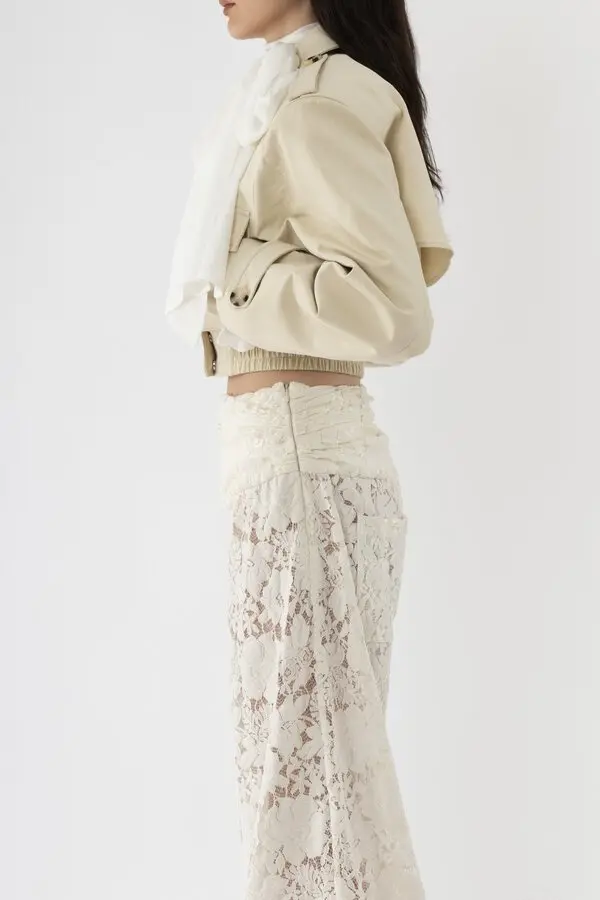 Arakii Velvet Lace Balloon Pants