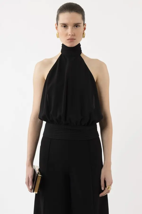Arakii Deep Back Halter Top