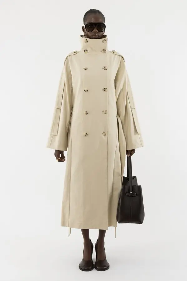 Arakii Drop Waist Trenchcoat