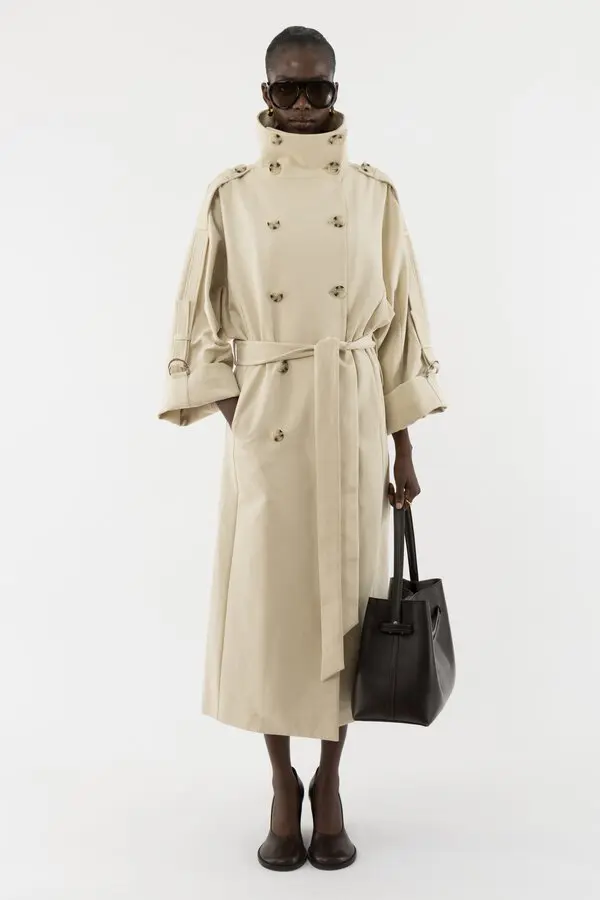 Arakii Drop Waist Trenchcoat
