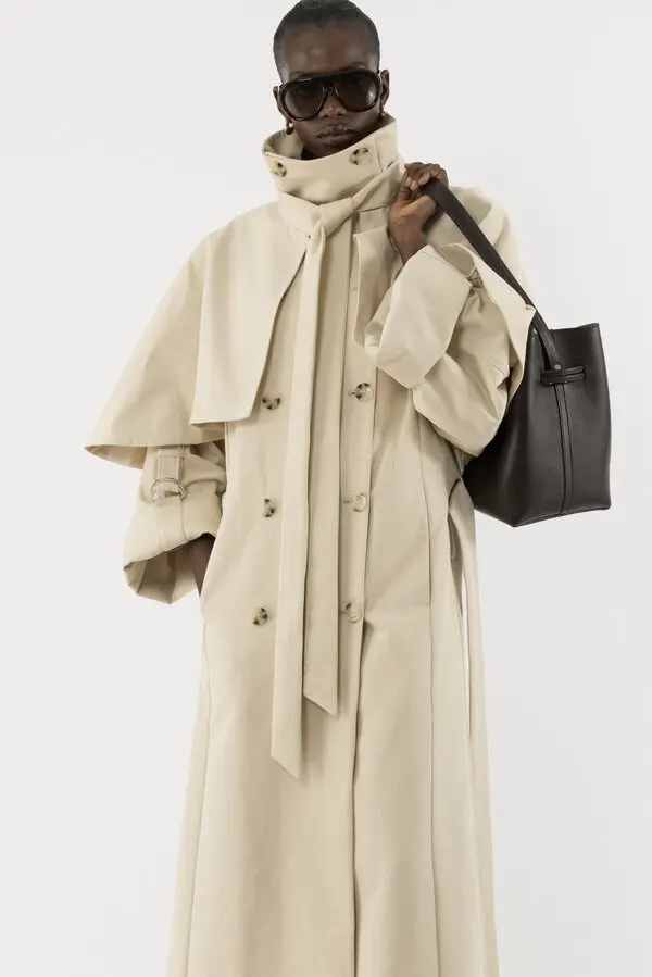 Arakii Drop Waist Trenchcoat