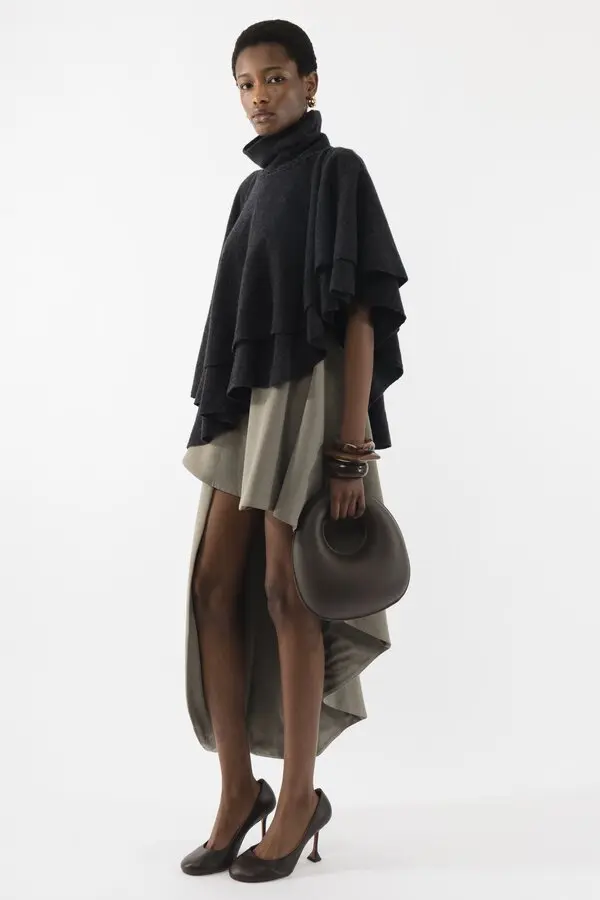 Arakii Spiral Skirt - Greige