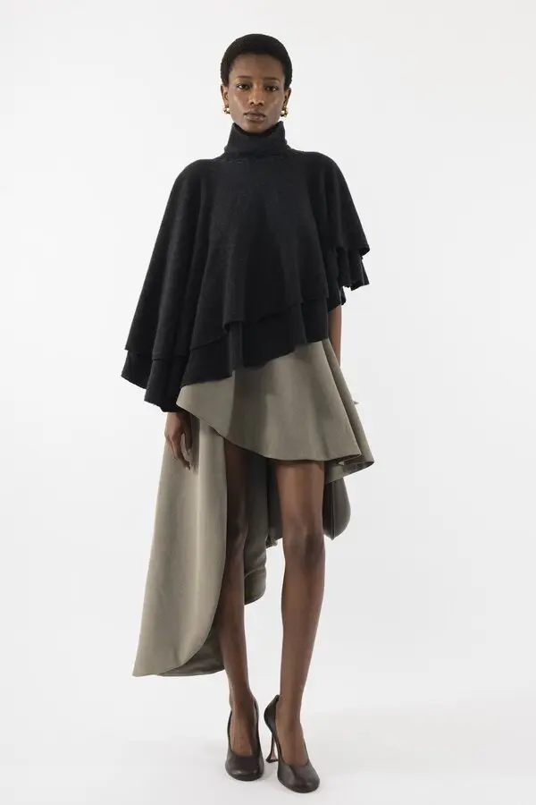 Arakii Spiral Skirt - Greige