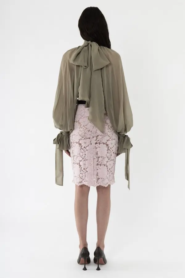 Arakii Silk Balloon Blouse