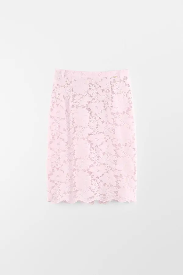 Arakii Lace Pencil Skirt