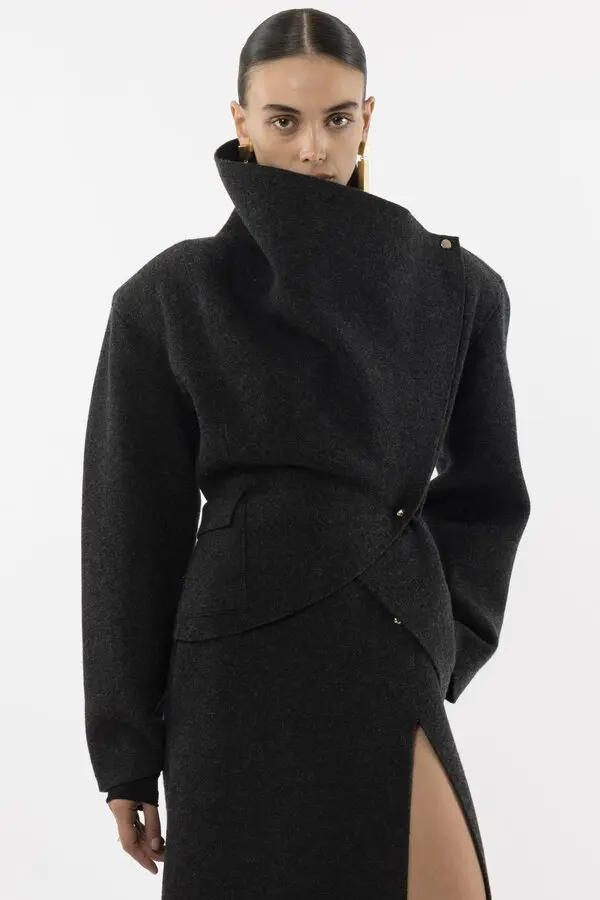 Arakii Asymmetric Pin Blazer