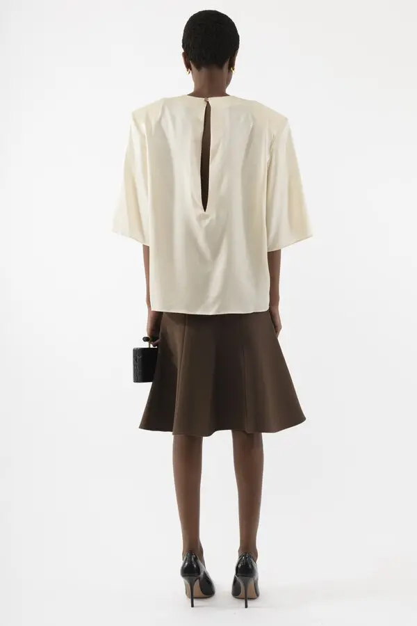 Arakii Boxy Silk Top