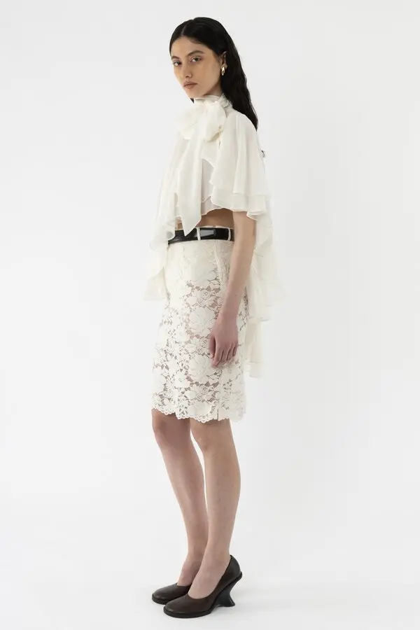 Arakii Flowy Silk Cape