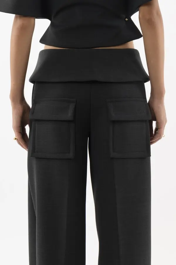 Arakii Structured Wool Pants