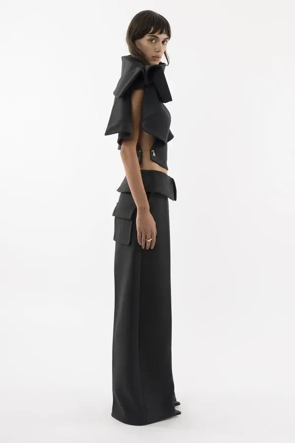 Arakii Structured Wool Pants