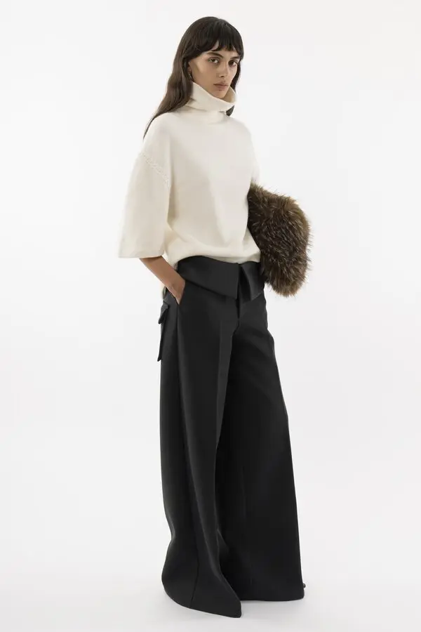 Arakii Structured Wool Pants