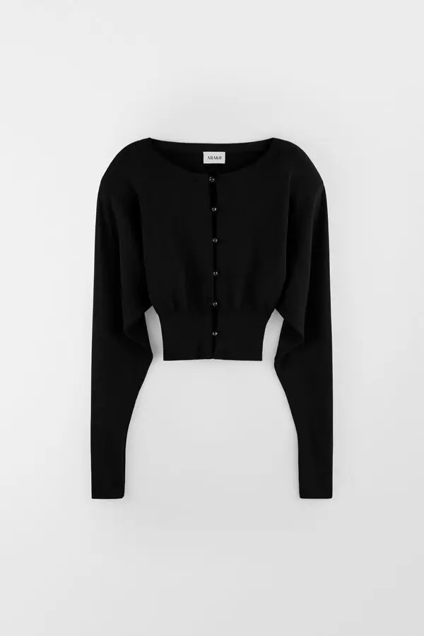 Arakii Shoulder Pad Cardigan