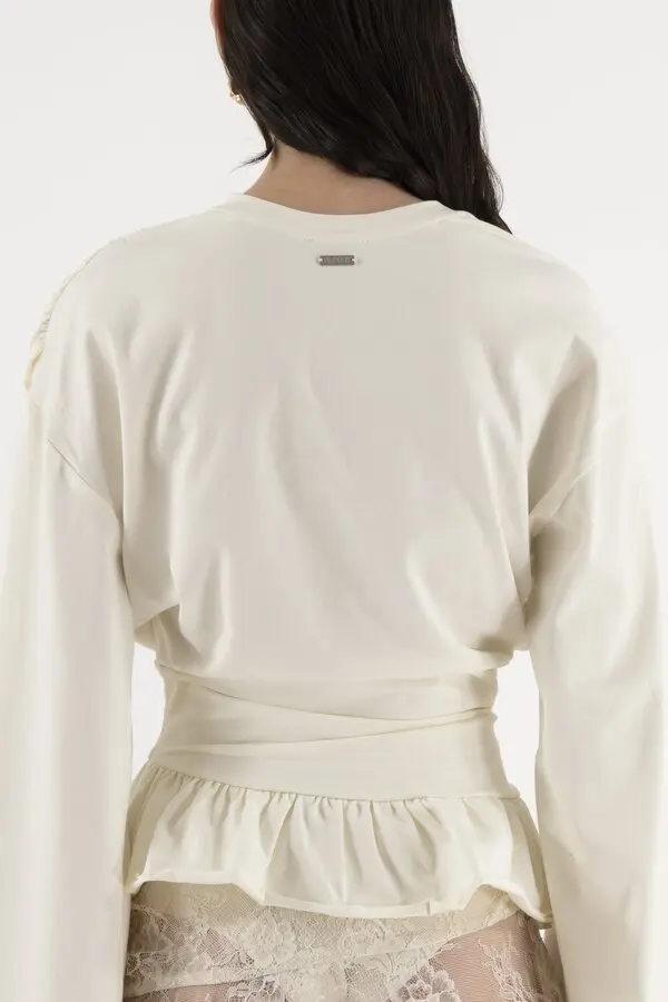 Arakii Draped Long Sleeve Shirt