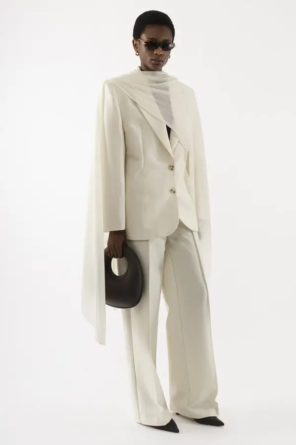 Arakii Oversized Silk Blazer