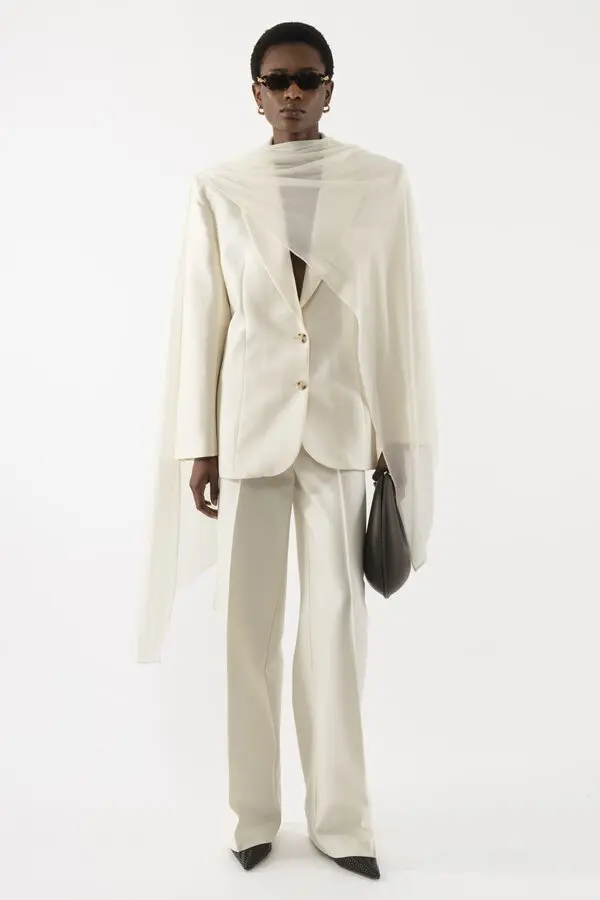 Arakii Oversized Silk Blazer