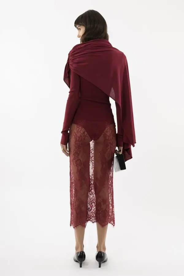Arakii Lace Midi Skirt