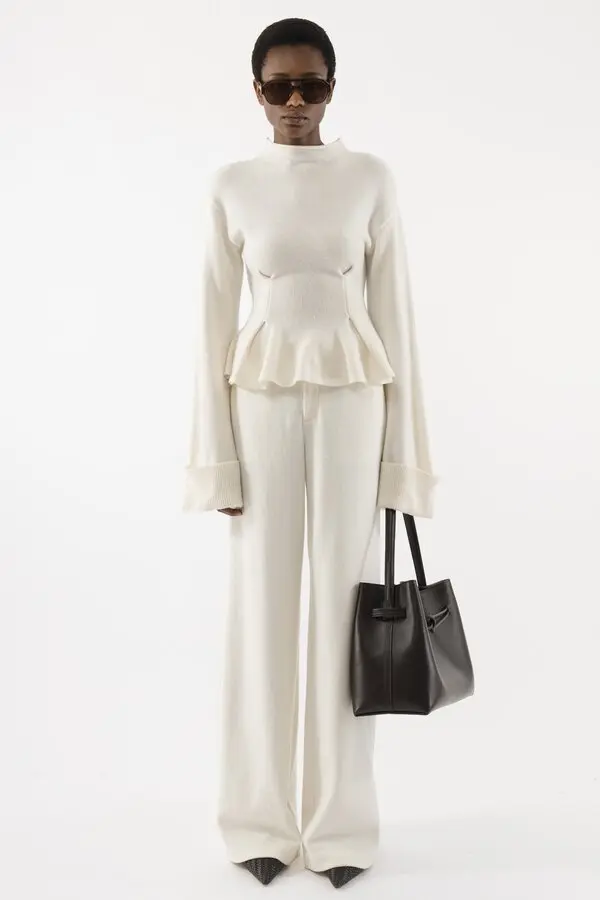 Arakii Knitted Suitpant - Off-white