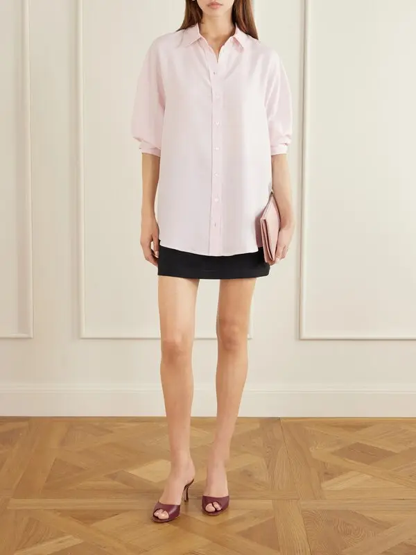 Veronica De Piante Maren Silk Shirt